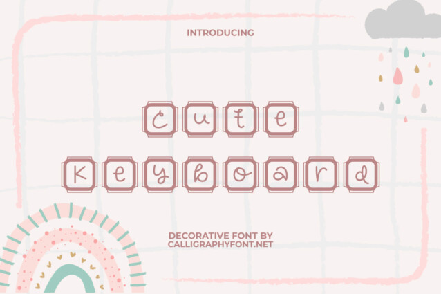 Cute Keyboard Font - Download Free Font