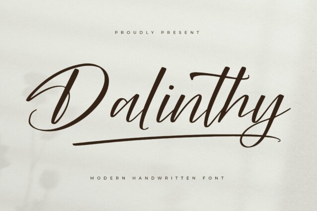 Dalinthy Font - Download Free Font