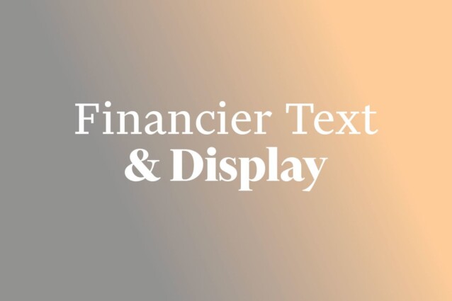 Financier Font Family - Download Free Font