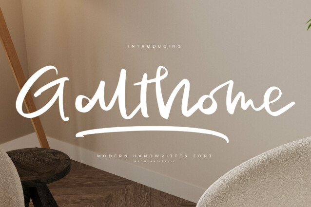 Galthome – Modern Handwritten Font - Download Free Font