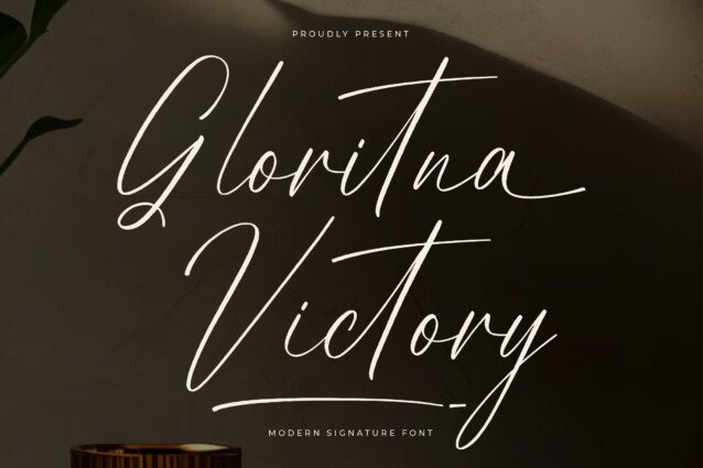 Gloritna Victory Font - Download Free Font