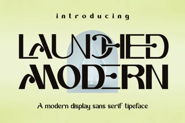 Launched Modern Font - Download Free Font