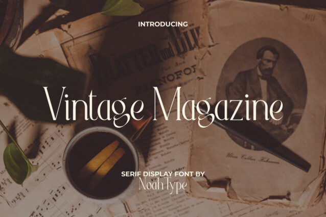 Vintage Magazine Font - Befonts