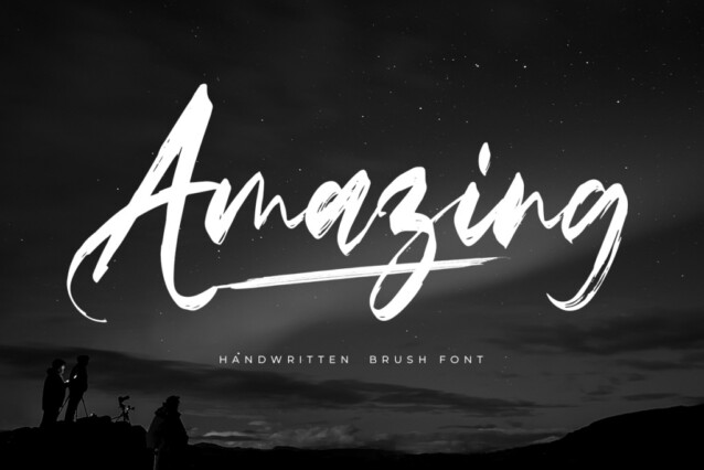 Amazing Brush Font - Download Free Font