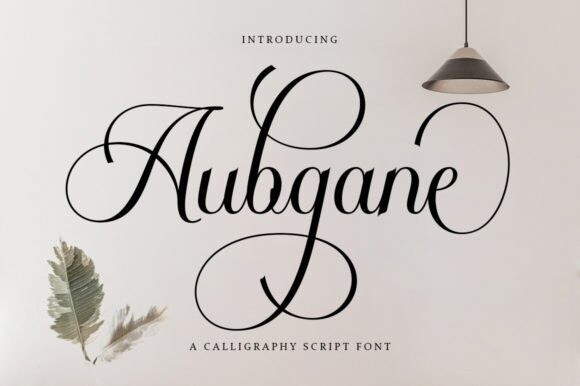Aubgane Font - Download Free Font