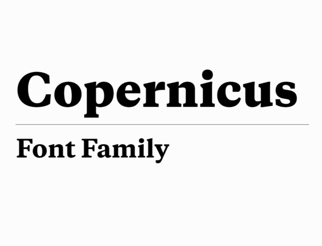 Copernicus Font Family - Download Free Font