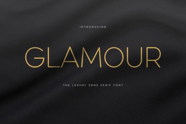 Glamour Magazine Logo Font