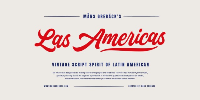 Las Americas Font - Befonts