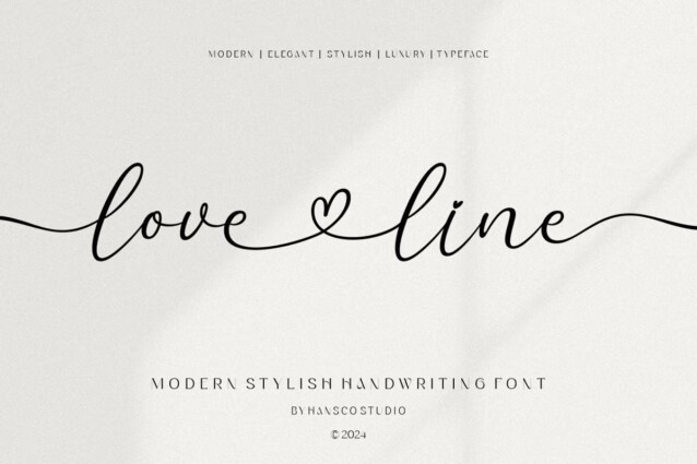 Love Line Font - Download Free Font