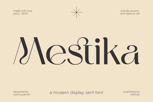 Mestika Font - Befonts