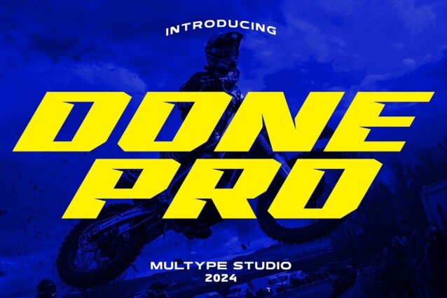 Racing Done Pro Font - Download Free Font
