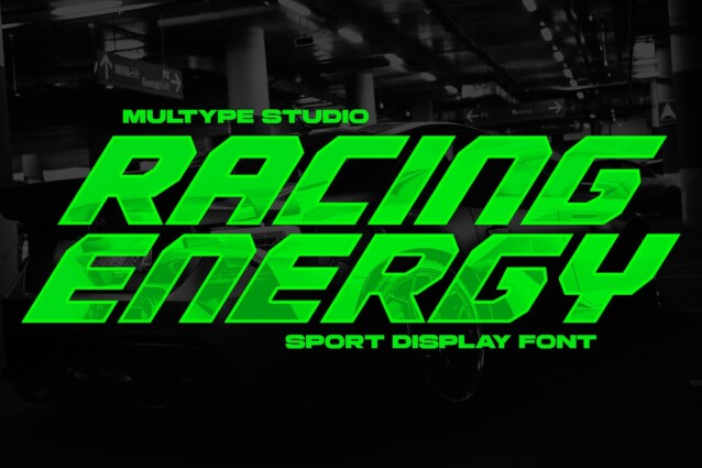 Racing Energy Font - Download Free Font
