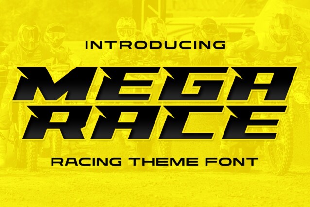 Racing Mega Race Font - Download Free Font