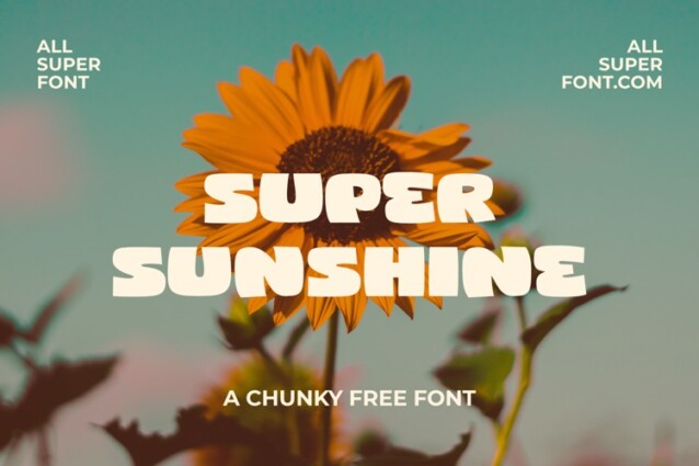 Super Sunshine Font - Download Free Font
