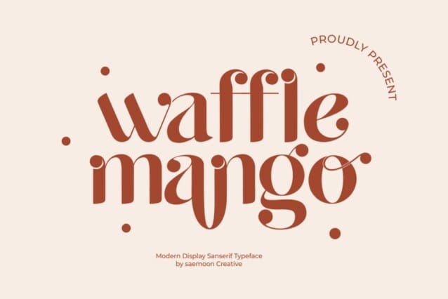 Waffle Mango Font - Download Free Font