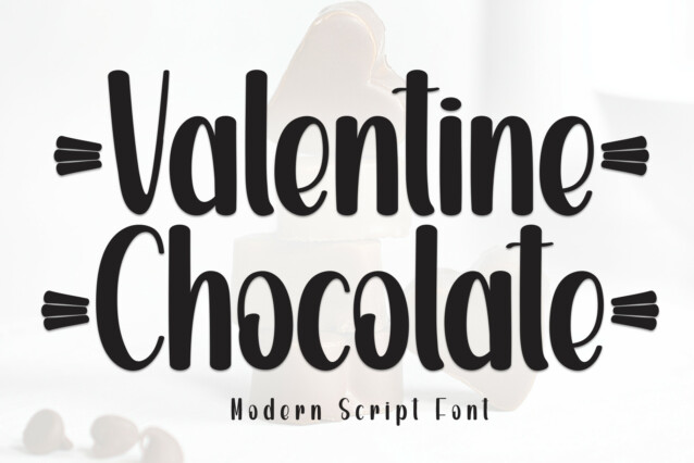 Valentine Chocolate Display Font - Download Free Font