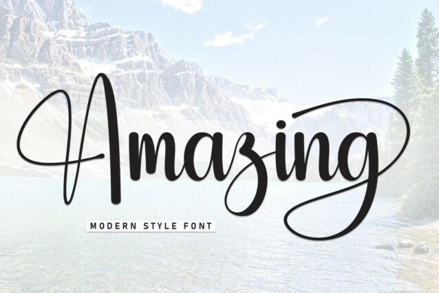 Amazing Script Typeface - Download Free Font