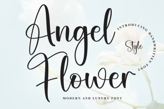 Angel Flower Script Font - Download Free Font