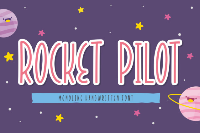 Rocket Pilot Display Font - Download Free Font