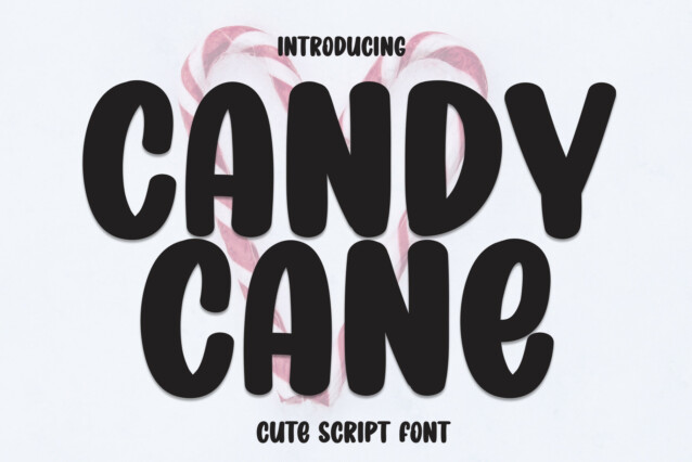 Candy Cane Display Typeface - Download Free Font