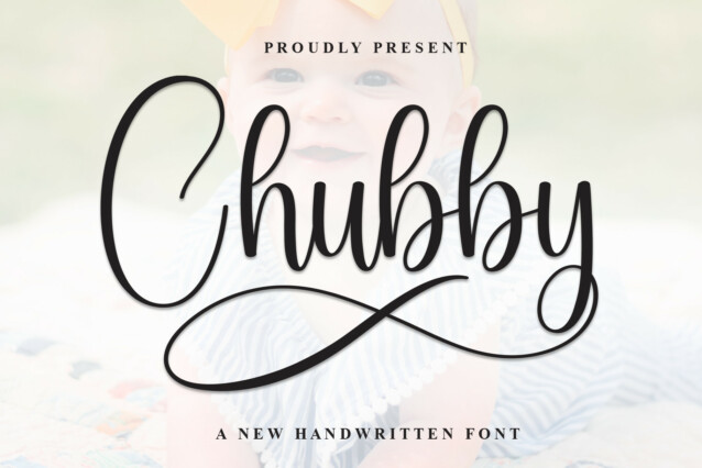 Chubby Handwritten Typeface - Download Free Font