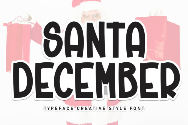 Santa December Display Font - Download Free Font