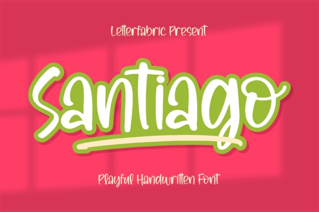 Santiago Script Typeface - Download Free Font
