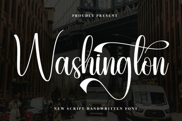 Washington Script Typeface - Download Free Font