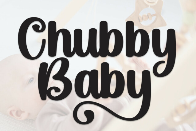 Chubby Baby Script Font - Befonts