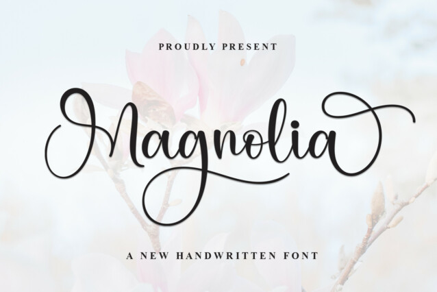 Magnolia Calligraphy Typeface - Download Free Font