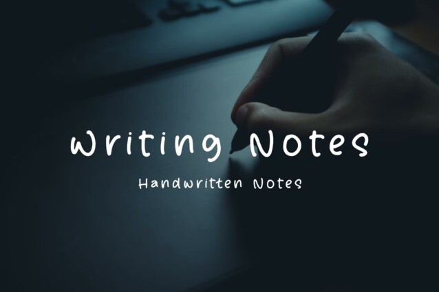 Writing Notes Font - Download Free Font