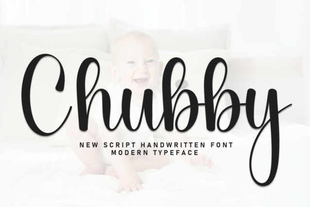 Chubby Handwritten Typeface - Download Free Font