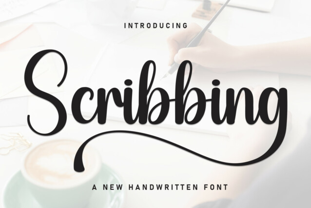 Scribbing Script Font - Befonts