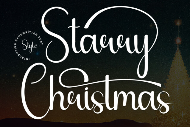 Starry Christmas Script Font - Download Free Font