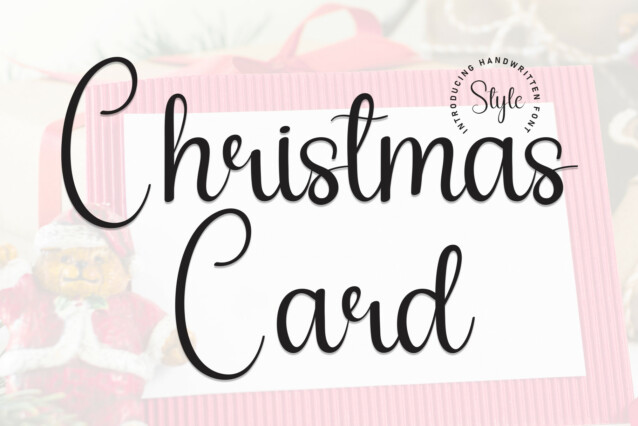 Christmas Card Script Font - Download Free Font