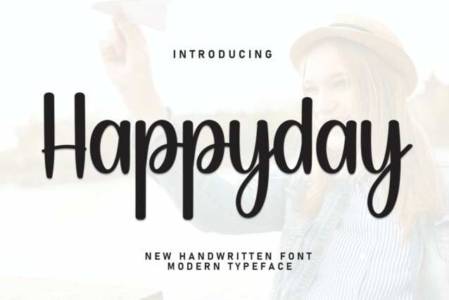 Happyday Script Typeface - Download Free Font