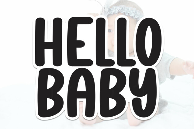 Hello Baby Display Font - Download Free Font