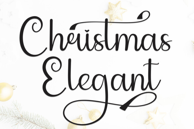 Christmas Elegant Script Font - Download Free Font