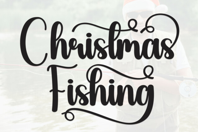 Christmas Fishing Script Font - Download Free Font