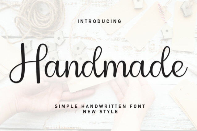 Handmade Script Typeface - Download Free Font