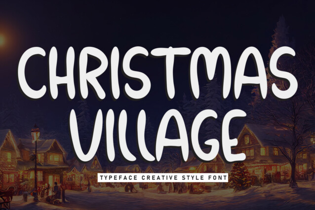 Christmas Village Display Font - Download Free Font