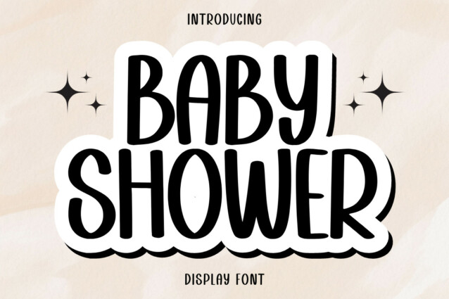 Baby Shower Typeface - Download Free Font
