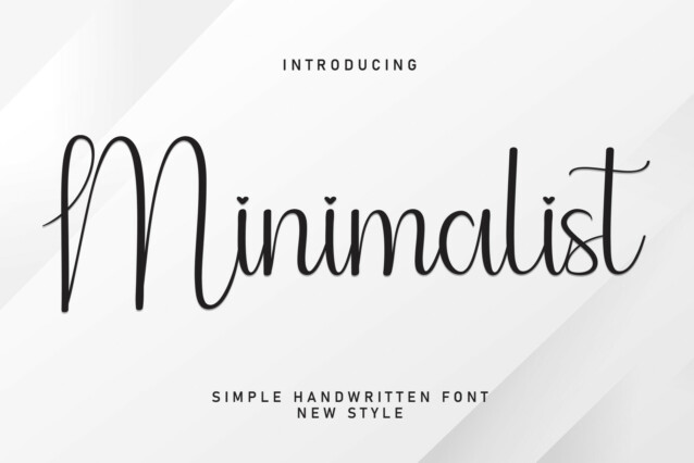 Minimalist Script Font - Download Free Font