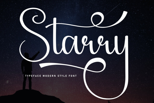 Starry Script Font - Download Free Font