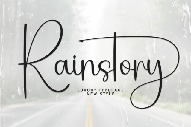 Rainstory Script Font - Download Free Font