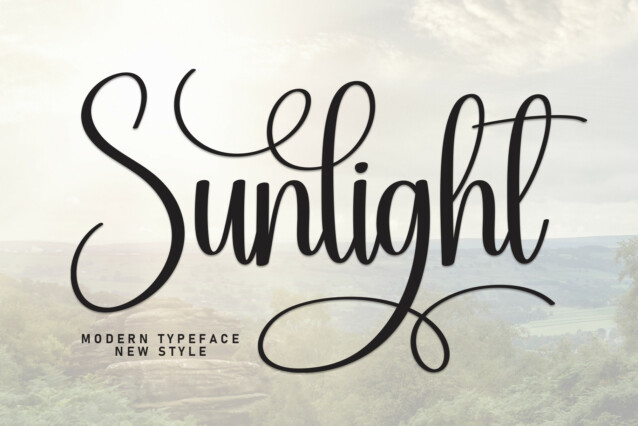Sunlight Script Typeface - Download Free Font