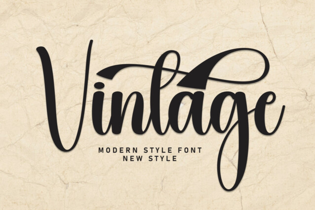 Vintage Calligraphy Font - Download Free Font