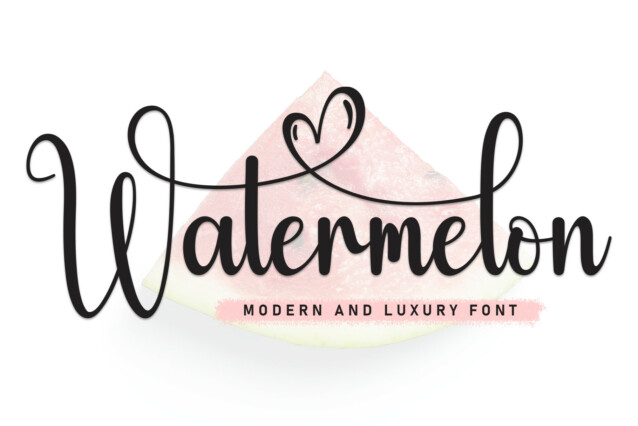 Watermelon Script Typeface - Download Free Font