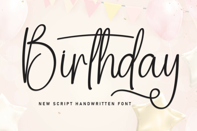 Birthday Script Font - Download Free Font