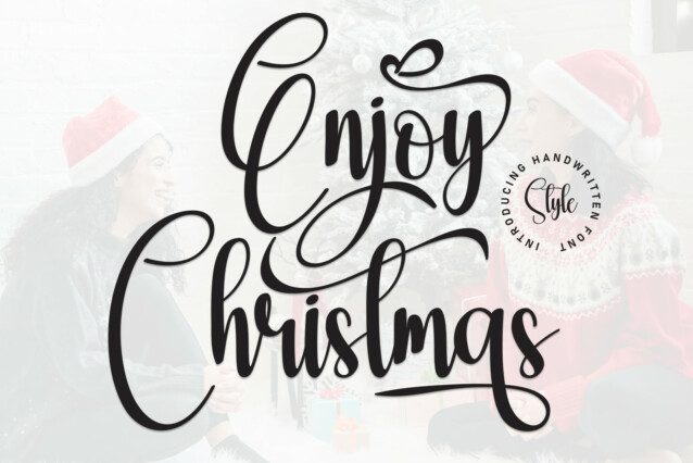 Enjoy Christmas Script Font - Download Free Font